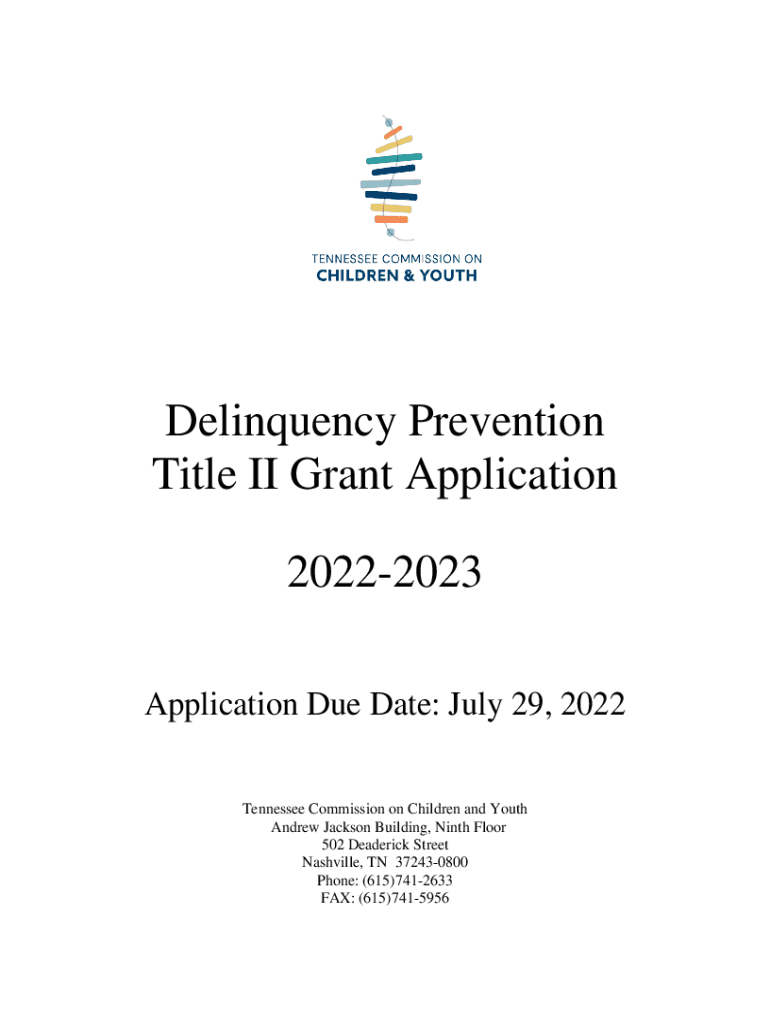 Fillable Online Juvenile Justice and Delinquency Prevention Act (Title ...