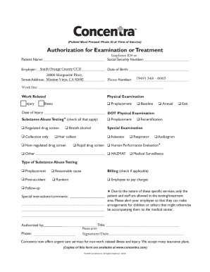 Fillable Online www.dochub.com3436-concentra-authorization ...