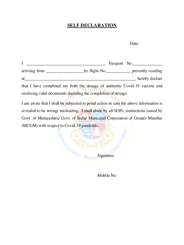 Fillable Online www.newdelhiairport.in airsuvidha apho-registrationAir Suvidha Self Declaration ...
