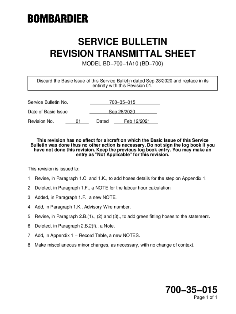 Fillable Online www.pdffiller.com538933431--service-bulletinFillable ...