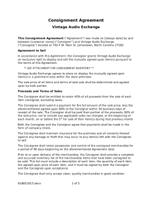 Consignment Agreements - OracleConsignment Contracts: Everything You ...