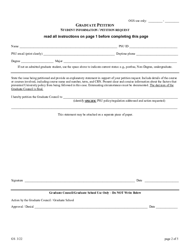 Fillable Online www.graddiv.ucsb.eduformsgen-grad-petitionGeneral ...