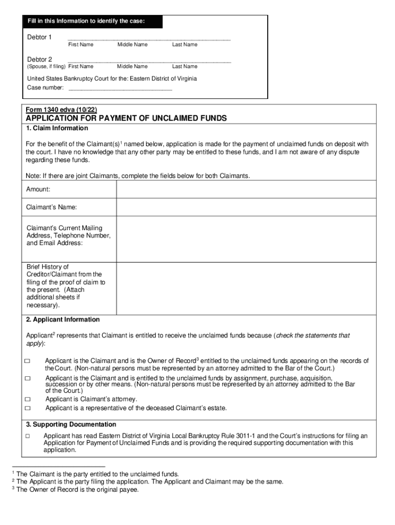 Fillable Online Fill In This Information To Identify Your Case: Debtor ...