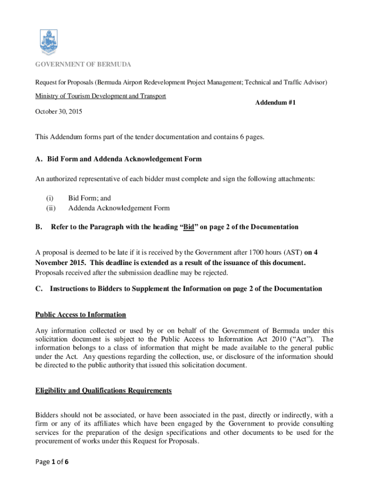 Fillable Online www.gov.bmarticlesairport-redevelopmentAirport ...