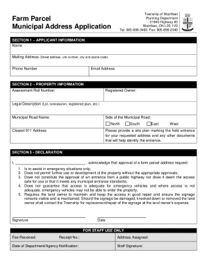 Fillable Online forms.portcolborne.caFarm-Parcel-MunicipalFarm Parcel ...