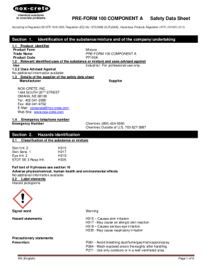 Fillable Online Pre-Form 100 - SDS - BuildSite Fax Email Print - pdfFiller