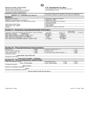 Fillable Online www.uslegalforms.comform-library275916Material Safety ...