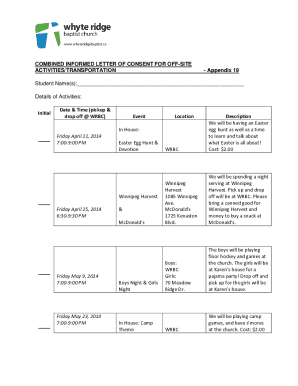 Fillable Online Consent Letter Template- Format, Sample, and ...