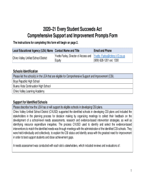 Fillable Online ESSA Draft Plan FullPDFElementary And Secondary ...