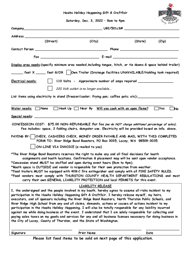 Fillable Online Food Application FINAL.pdf - North Thurston Public ...