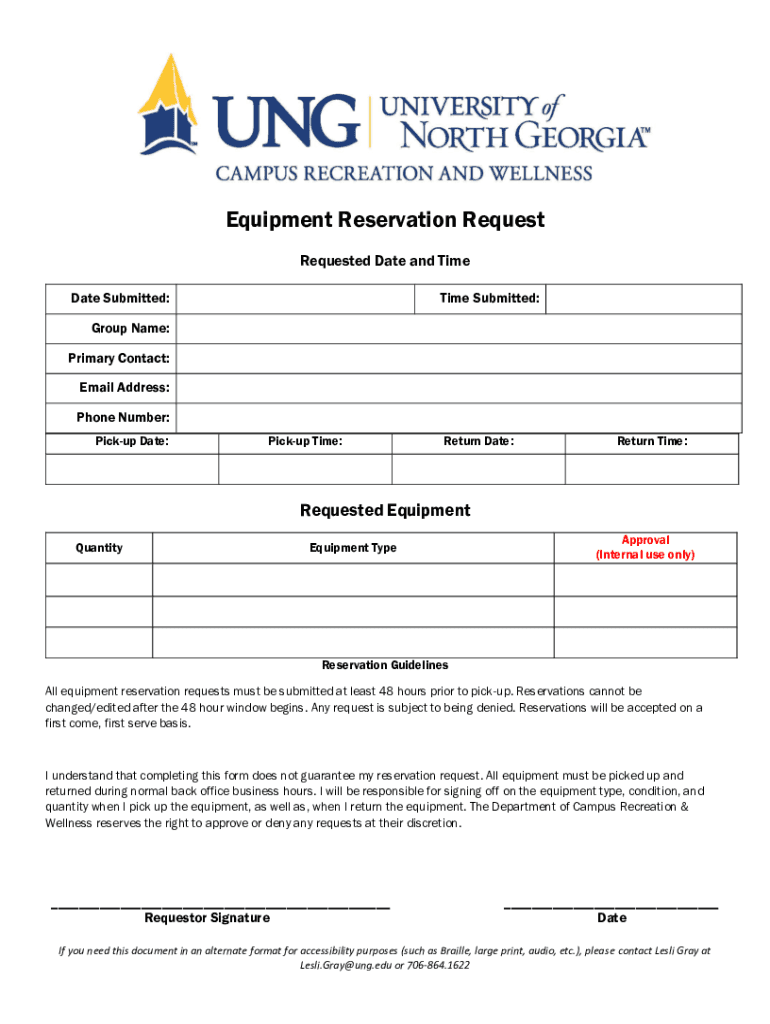 Fillable Online Kiwanis Park Large Group Field Pre Reservation ...