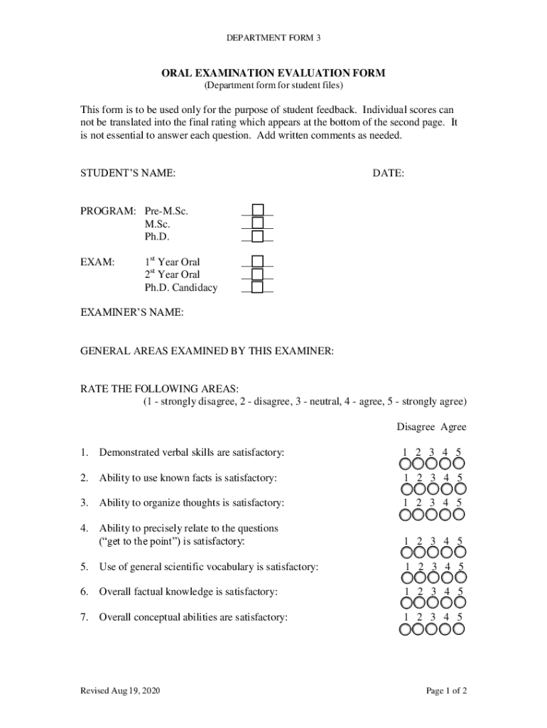 Fillable Online 10+ Department Evaluation Form Templates in ...