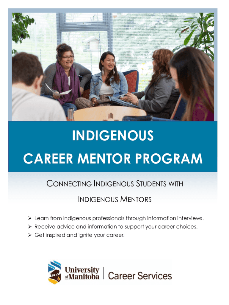 Fillable Online Indigenous Career Mentor Program - University of ...