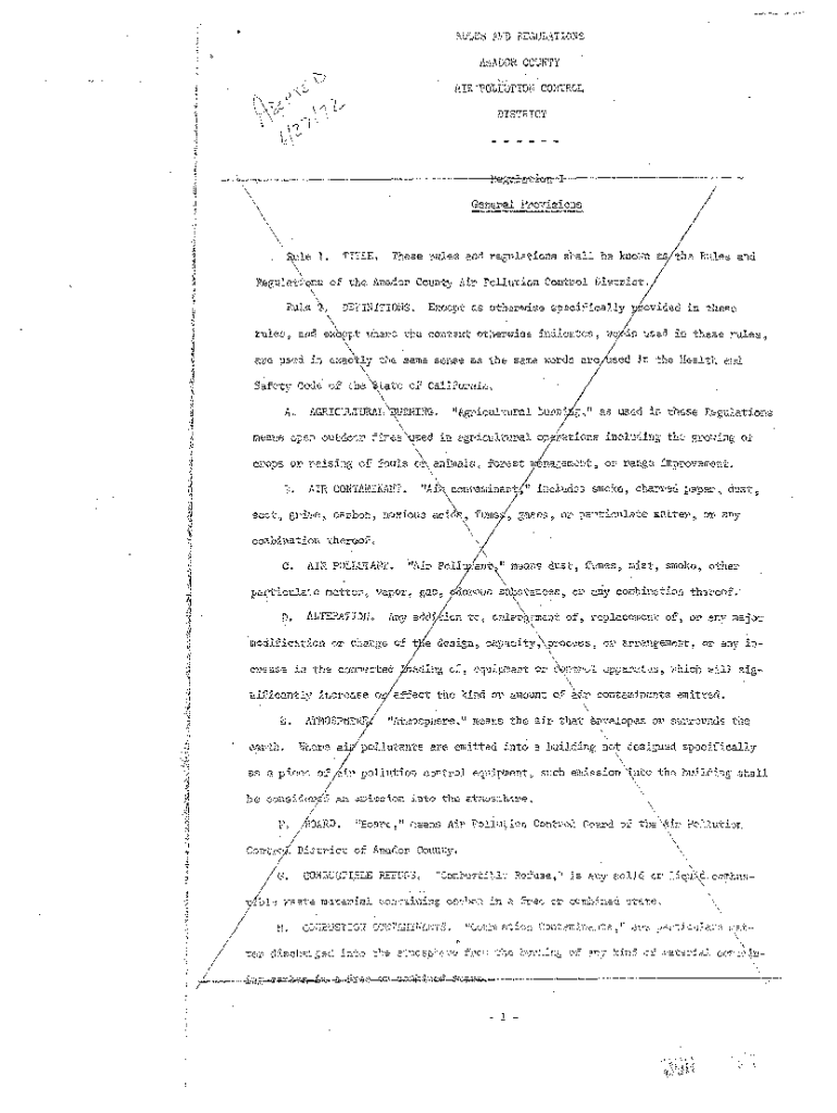 Fillable Online EPA Approved and Compiled Rules and Regulations. EPA ...