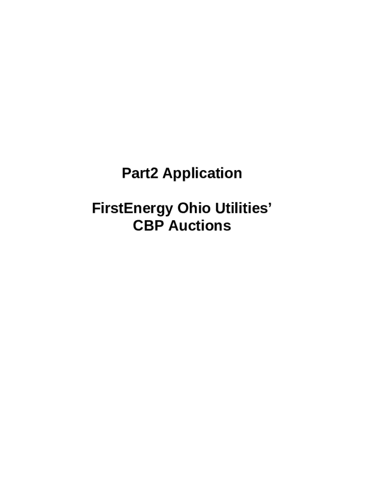 docest.compart-1-application-firstenergy-ohioPart 1 Application: Firstenergy Ohio Utilities CBP ...