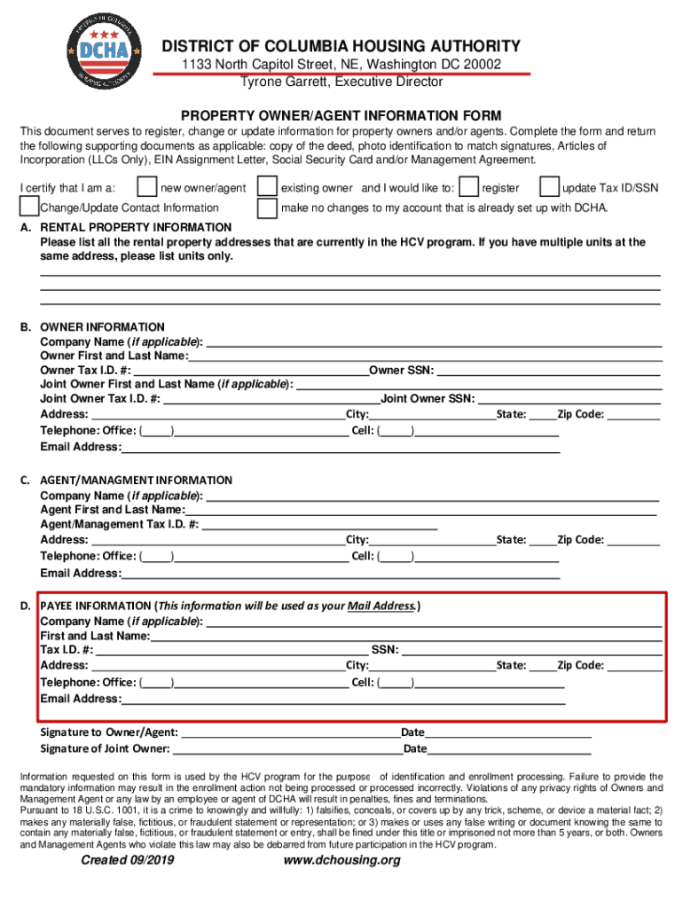 Fillable Online www.publichousing.comdetailsdchousingauthorityDC ...