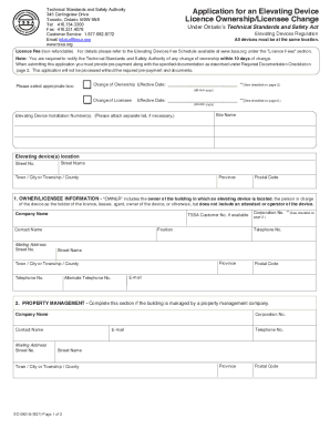 Fillable Online www.tssa.org en amusement-devicesApplications, Forms ...