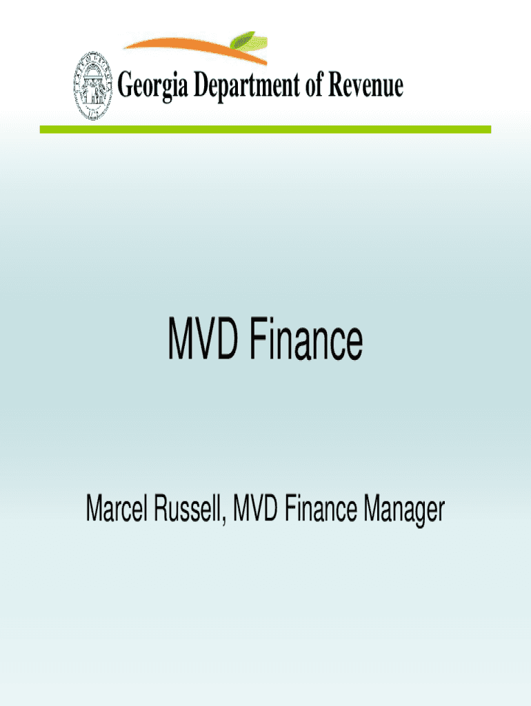 Fillable Online dor.georgia.gov motor-vehiclesMotor Vehicles Georgia ...