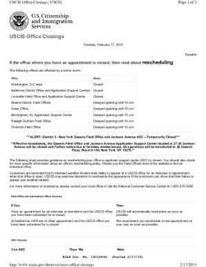 Fillable Online www.uscis.govabout-usfind-a-uscis-officeFind A USCIS ...