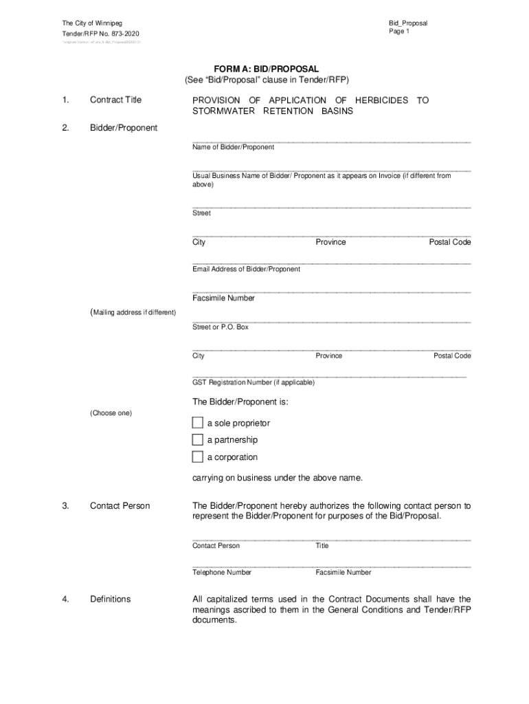 Fillable Online RFP: A Quick Guide to Request for Proposals ...