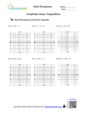 Fillable Online Graph inequalities with Step-by-Step Math Problem ...