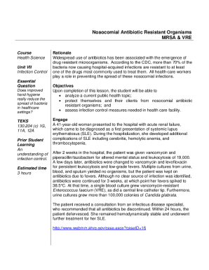 Fillable Online IV. MDRO Prevention and Control - Centers for Disease ...