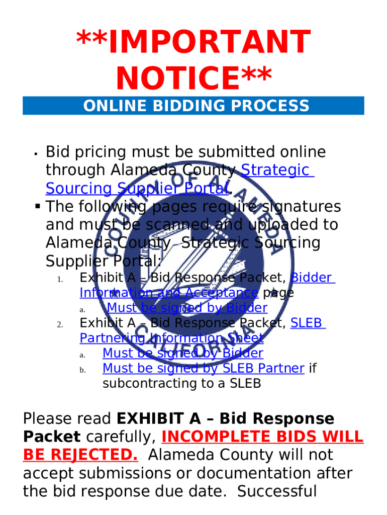 Guidelines for Competitive Bidding - ProcureWareGuidelines for ...