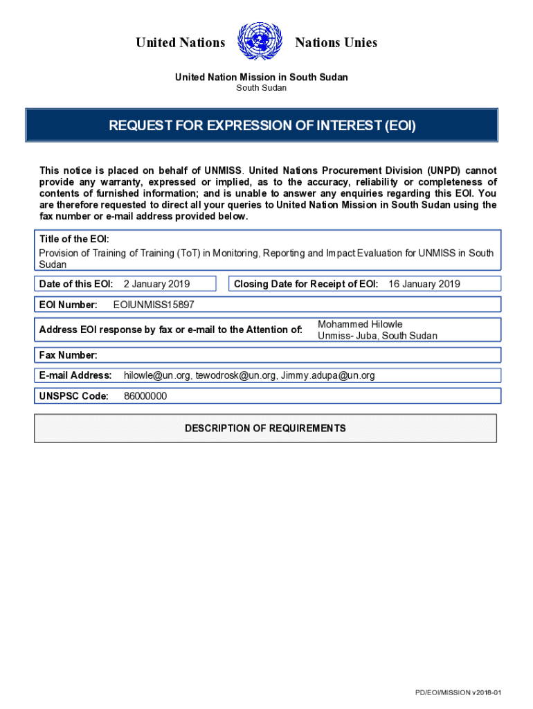 Fillable Online Provision of Training of Training (ToT) in Monitoring ...