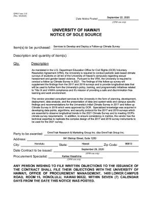 Fillable Online OPM-Form-110-Notice-of-Sole-Source-1.pdf Fax Email ...