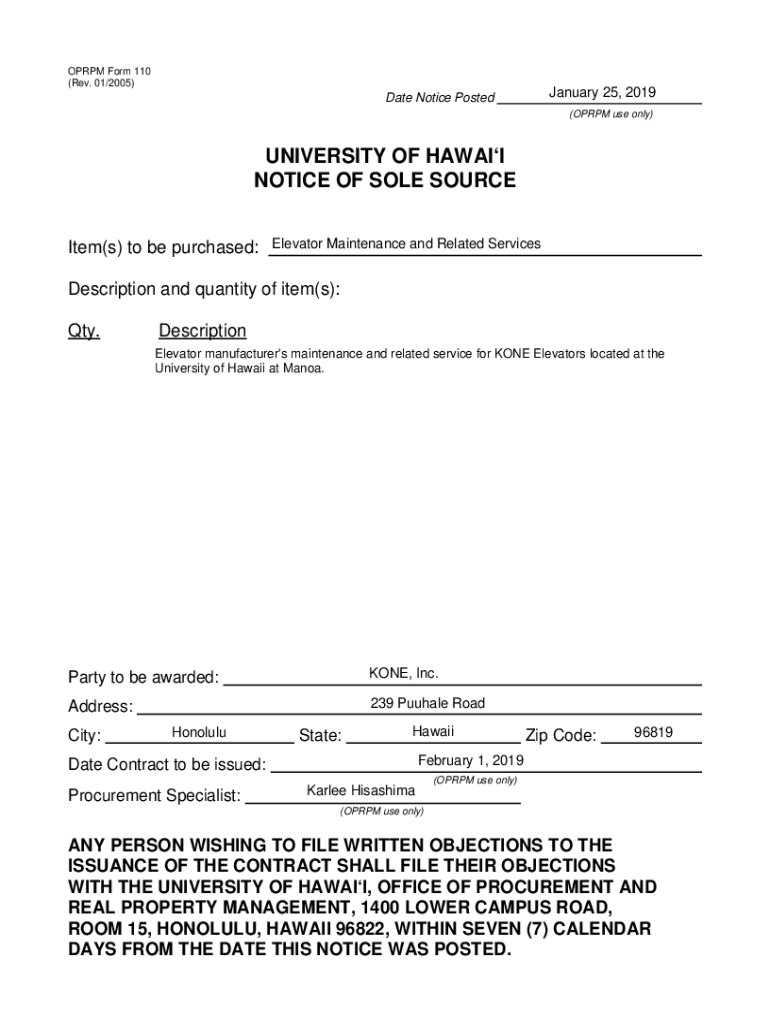 Fillable Online Elevator manufacturer's maintenance and related service for KONE Elevators ...