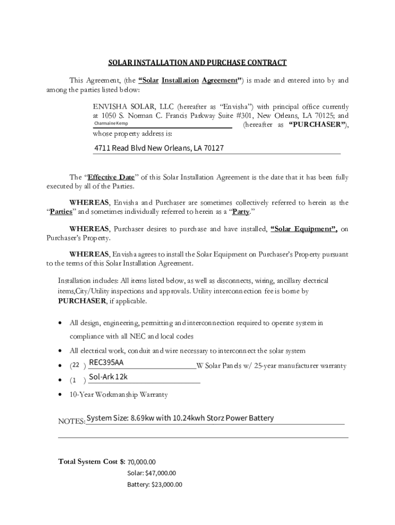 Fillable Online www.uslegalforms.comformsus-13062bgSolar Pv Sale And ...