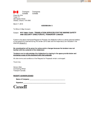 Fillable Online ADDENDUM # 3 Fax Email Print - pdfFiller