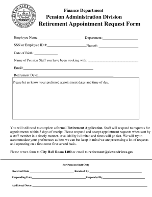 Fillable Online Appointment Request Form Fax Email Print - pdfFiller