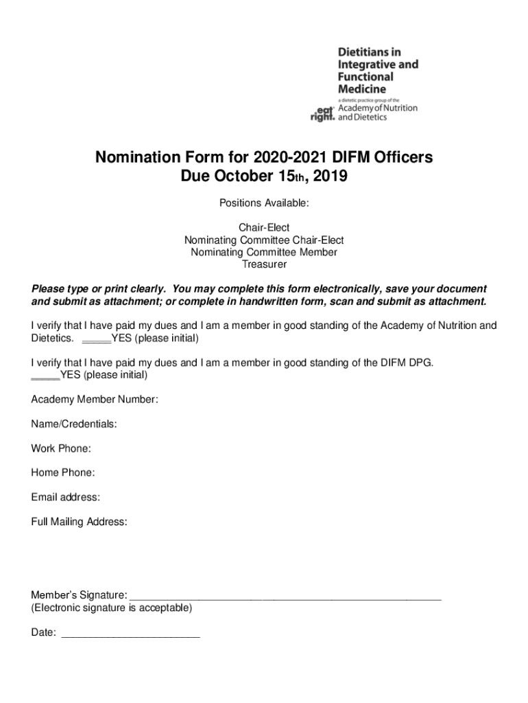 Fillable Online Robert's Rules of Order, Nominations And ...