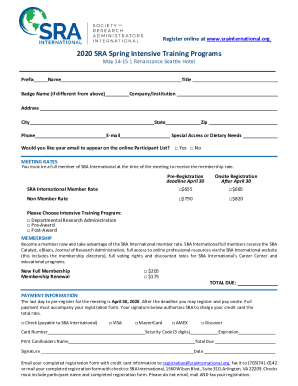Fillable Online www.srainternational.orgHome - SRA International Fax ...