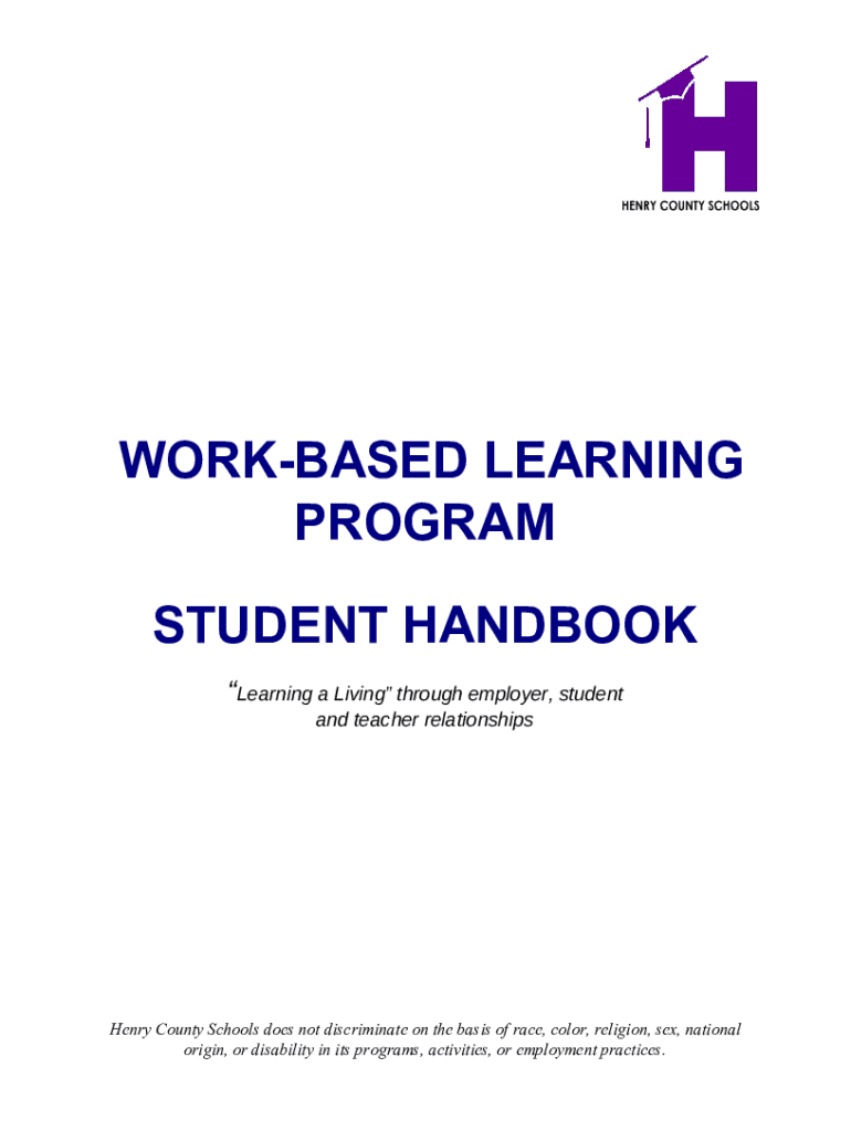 Fillable Online schoolwires henry k12 ga Work-Based Learning Programs - New York State Education ...