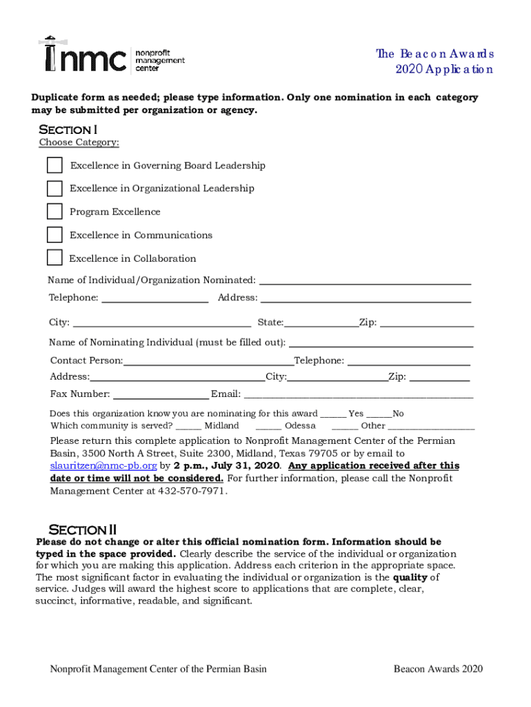 Fillable Online What is the Malcolm Baldrige National Quality Award ...