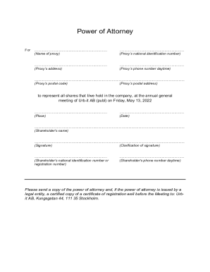 Fillable Online Power of Attorney - Webflow Fax Email Print - pdfFiller