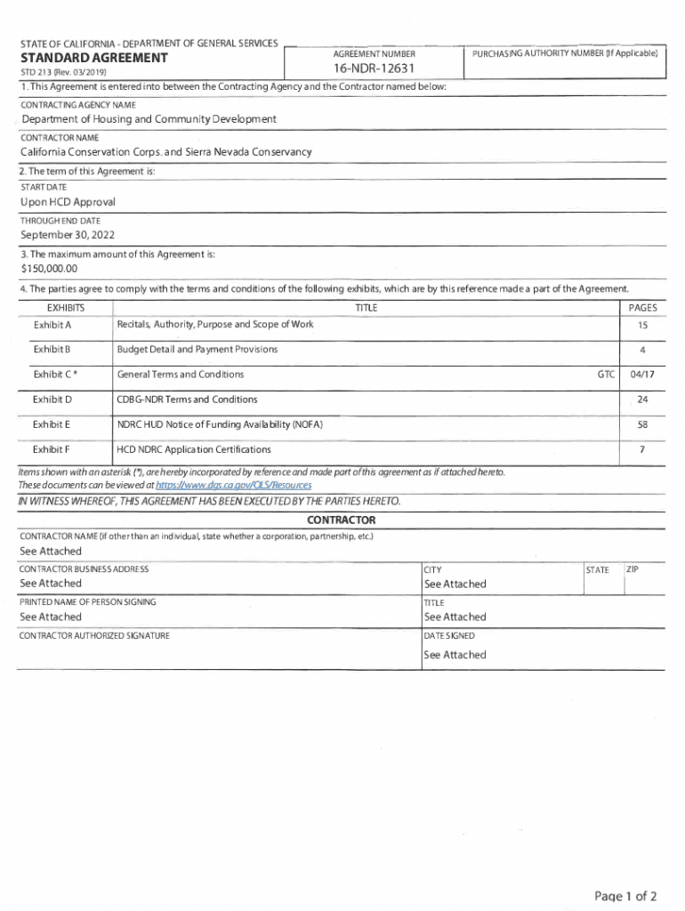 Fillable Online STD 213 (Rev Fax Email Print - pdfFiller