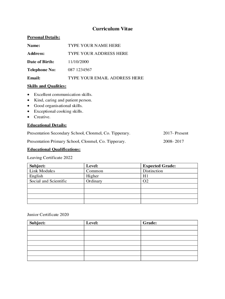 Fillable Online www.indeed.comcareer-adviceresumes-coverCurriculum ...