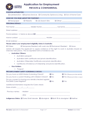 Fillable Online www.coursehero.comfile116145074Job Application Form Template.docx - EMPLOYMENT ...