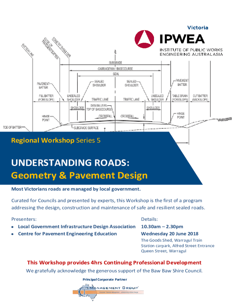 Fillable Online UNDERSTANDING ROADS: Geometry & Pavement Design Fax ...