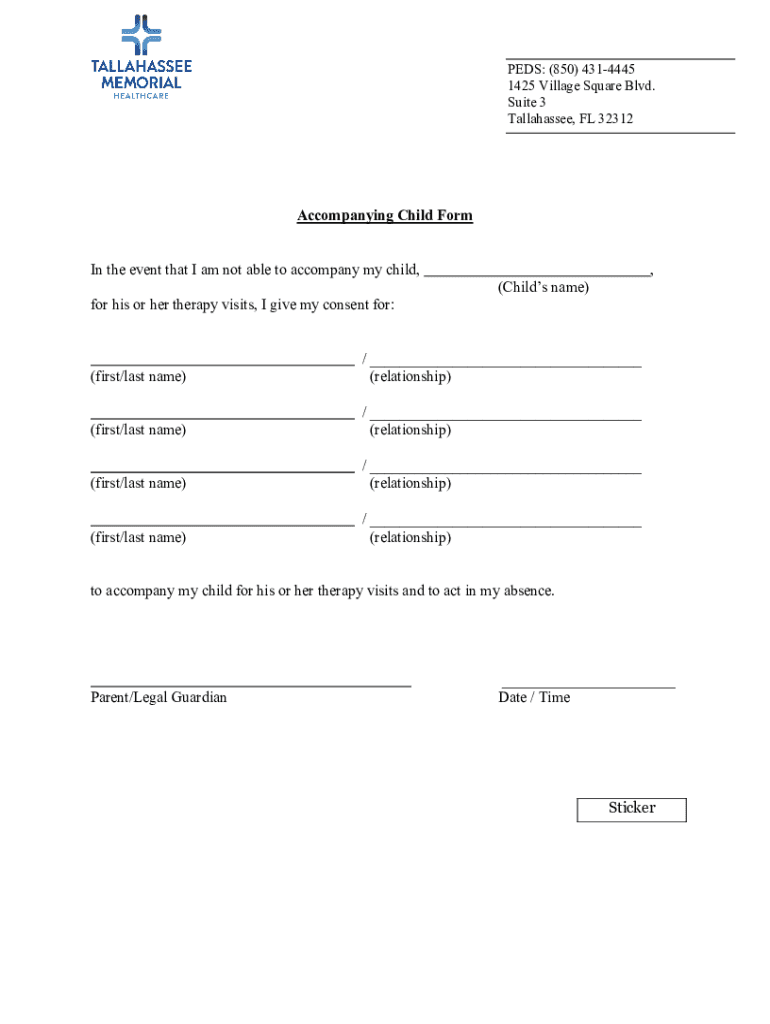 Fillable Online 850-431-4445 Pediatric Fax Email Print - pdfFiller
