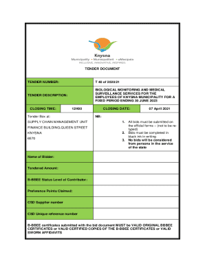 Fillable Online Medical Screening and Surveillance ...