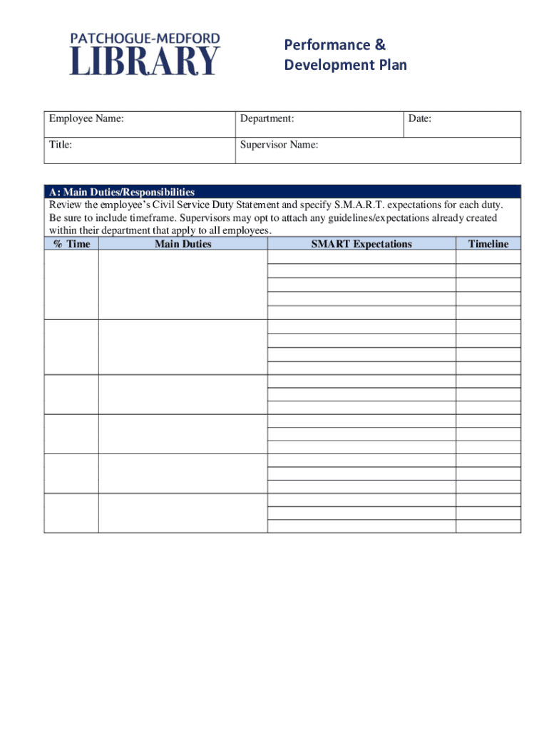 Fillable Online www.indeed.comperformance-planWhat Is a Performance ...