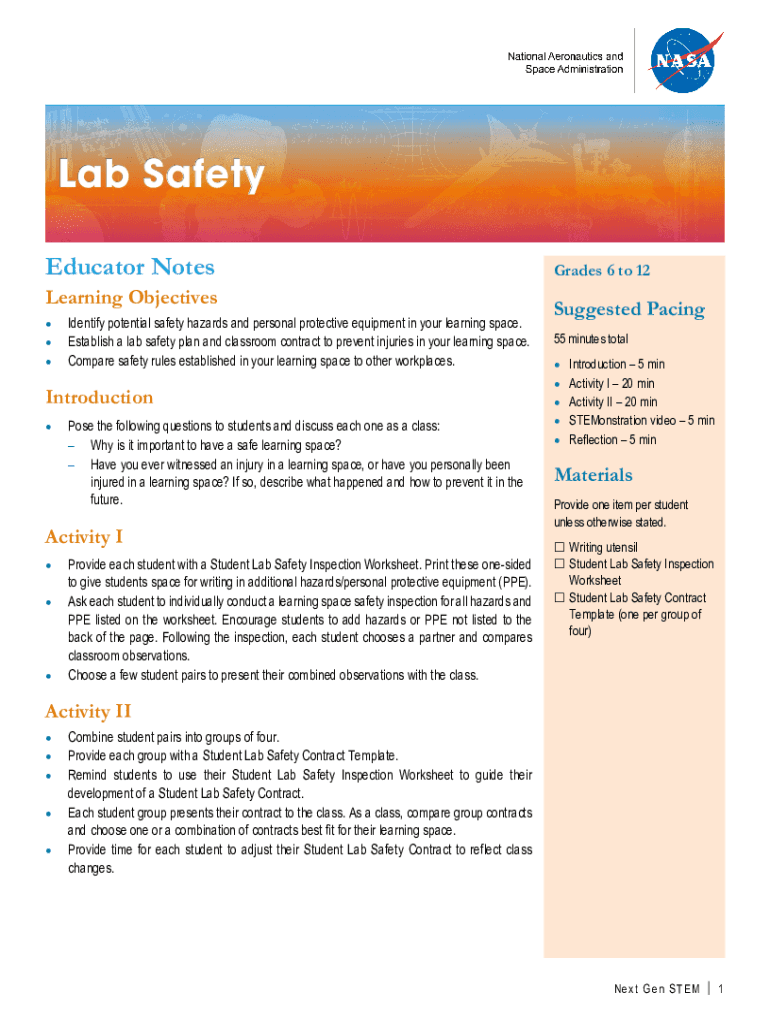 Fillable Online study.comacademylessonLab Safety Lesson PlanStudy.com Fax Email Print - pdfFiller
