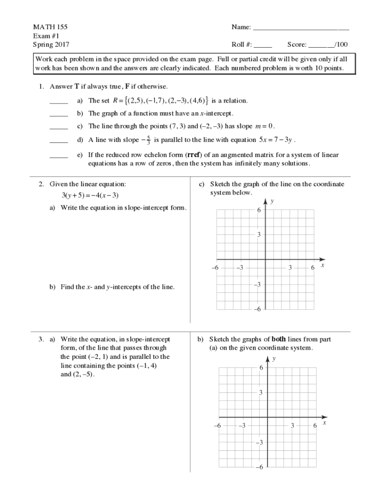 Fillable Online srjcstaff santarosa csumathtutor.commath-155-exam-1 ...