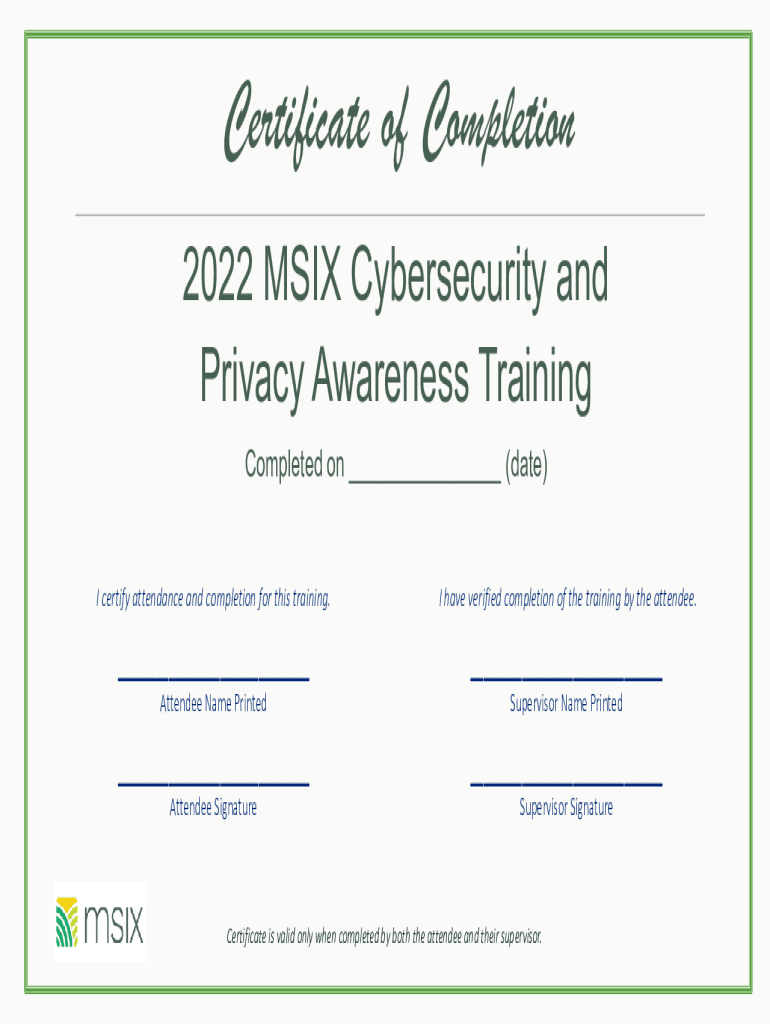 Fillable Online Certificate of Completion - Georgia Department of ...