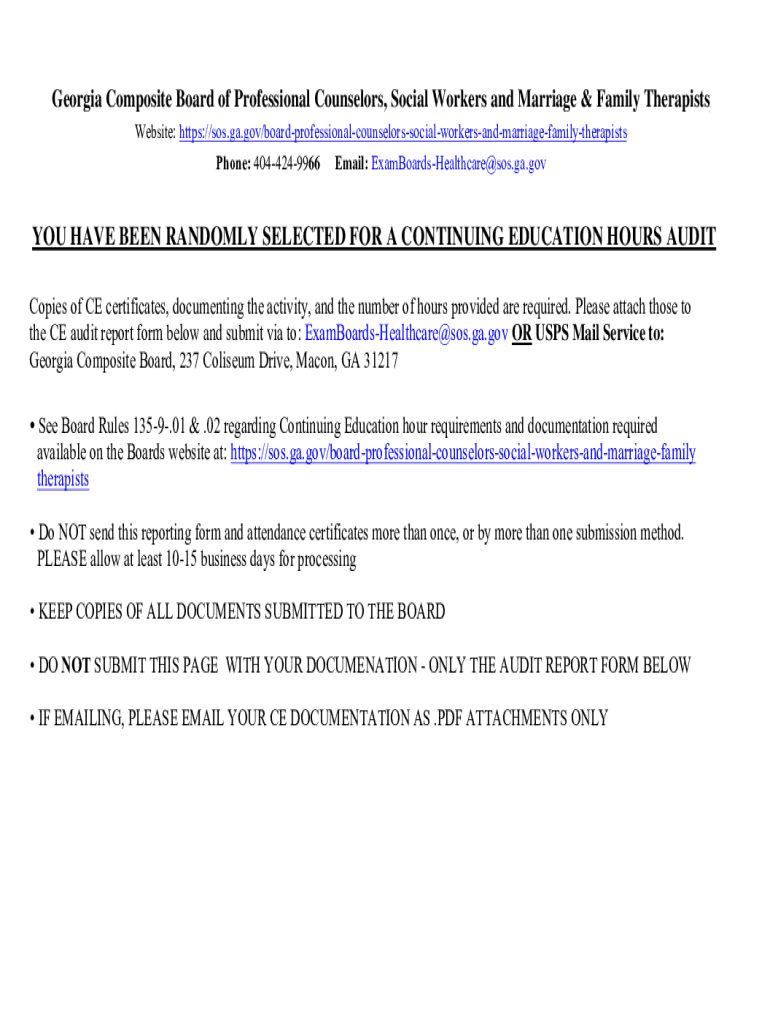 Fillable Online GA - GAC - Department 135. RULES OF GEORGIA COMPOSITE BOARD OF ... Fax Email ...