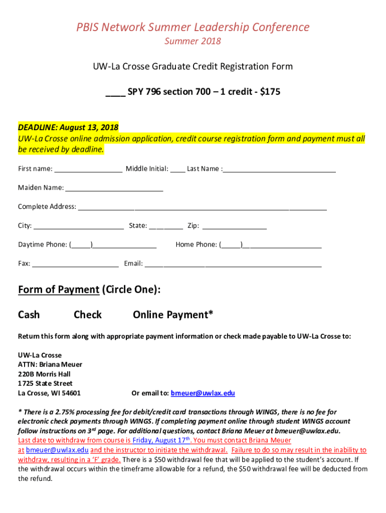 Fillable Online Event Overview - PBIS Leadership ForumEvent Overview ...